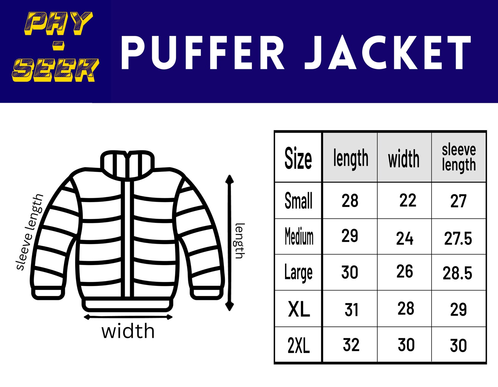 Custom Made to Order All-over Print Puffer Jacket, Custom All Over ...