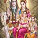 Lord Shiv Parivar Design Backdrop Curtain for Decoration Backdrop Cloth ...