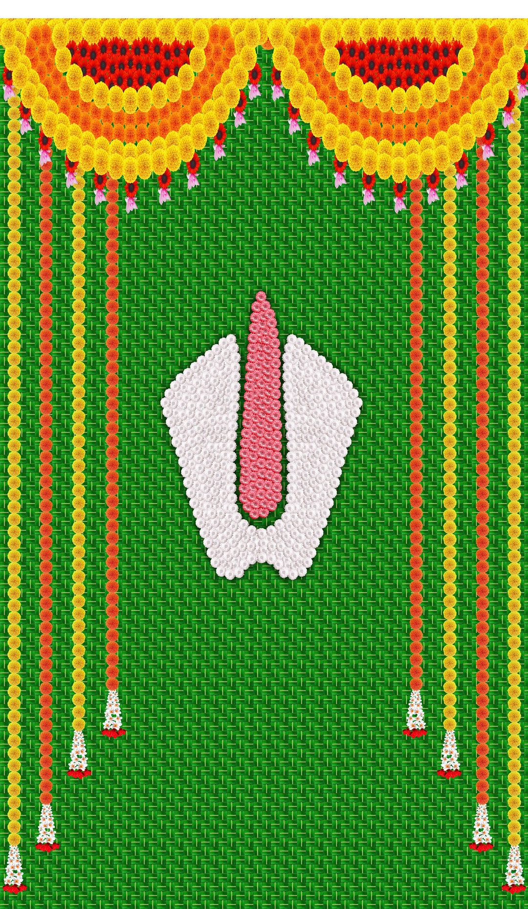 Govinda Namavali Design(venkateswara Swami Namalu) Design Backdrop ...
