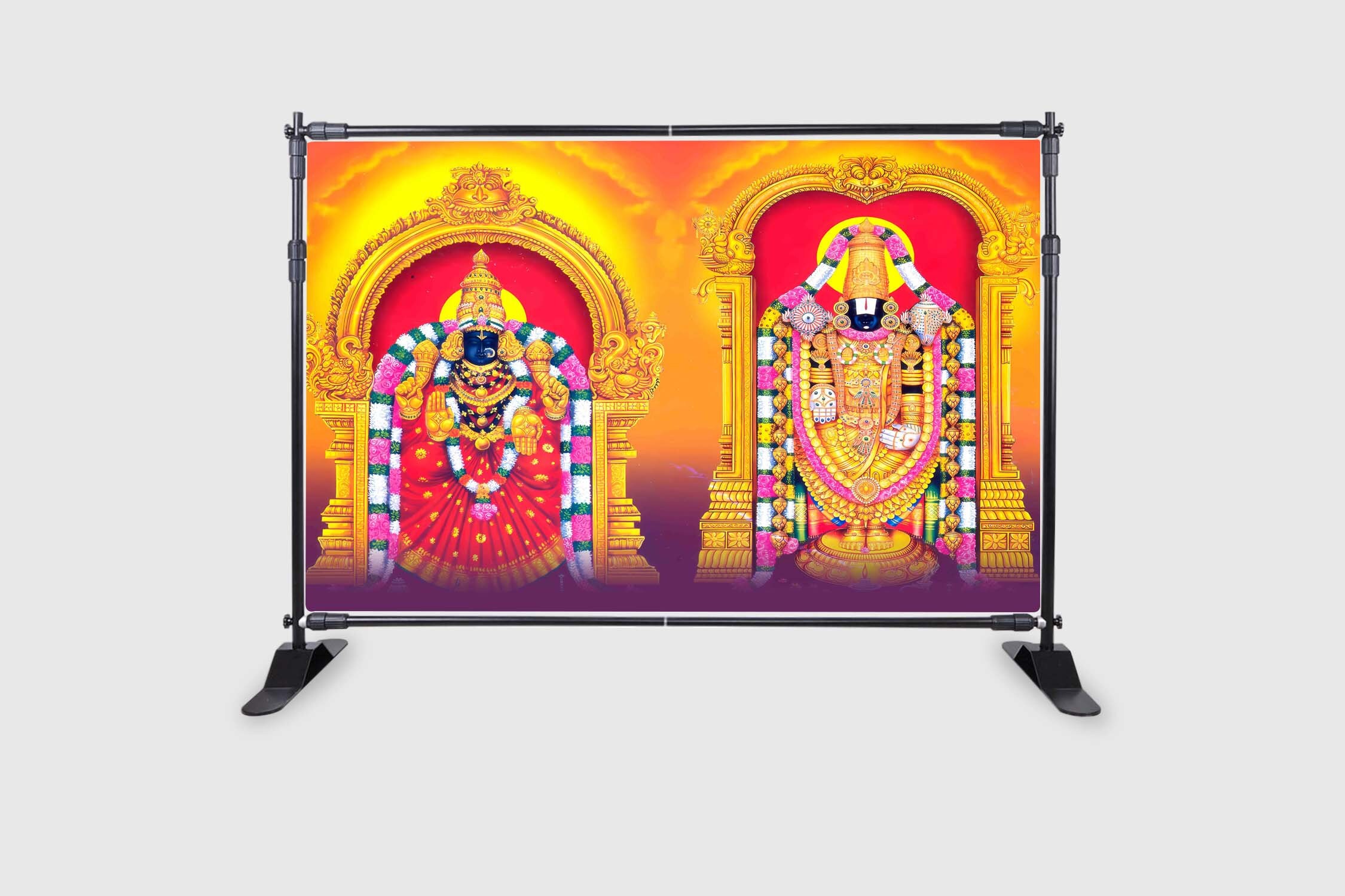 Hindu Goddess Lakshmi & God Venkateshwara (a Form of Vishnu) Design ...