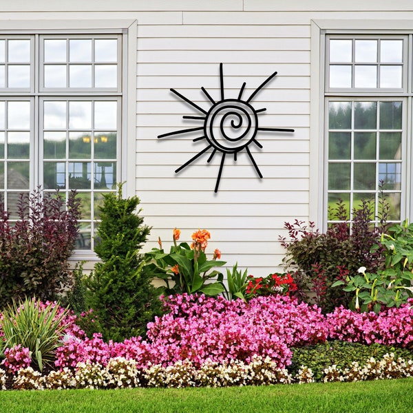 Metal Sun Decor - Etsy