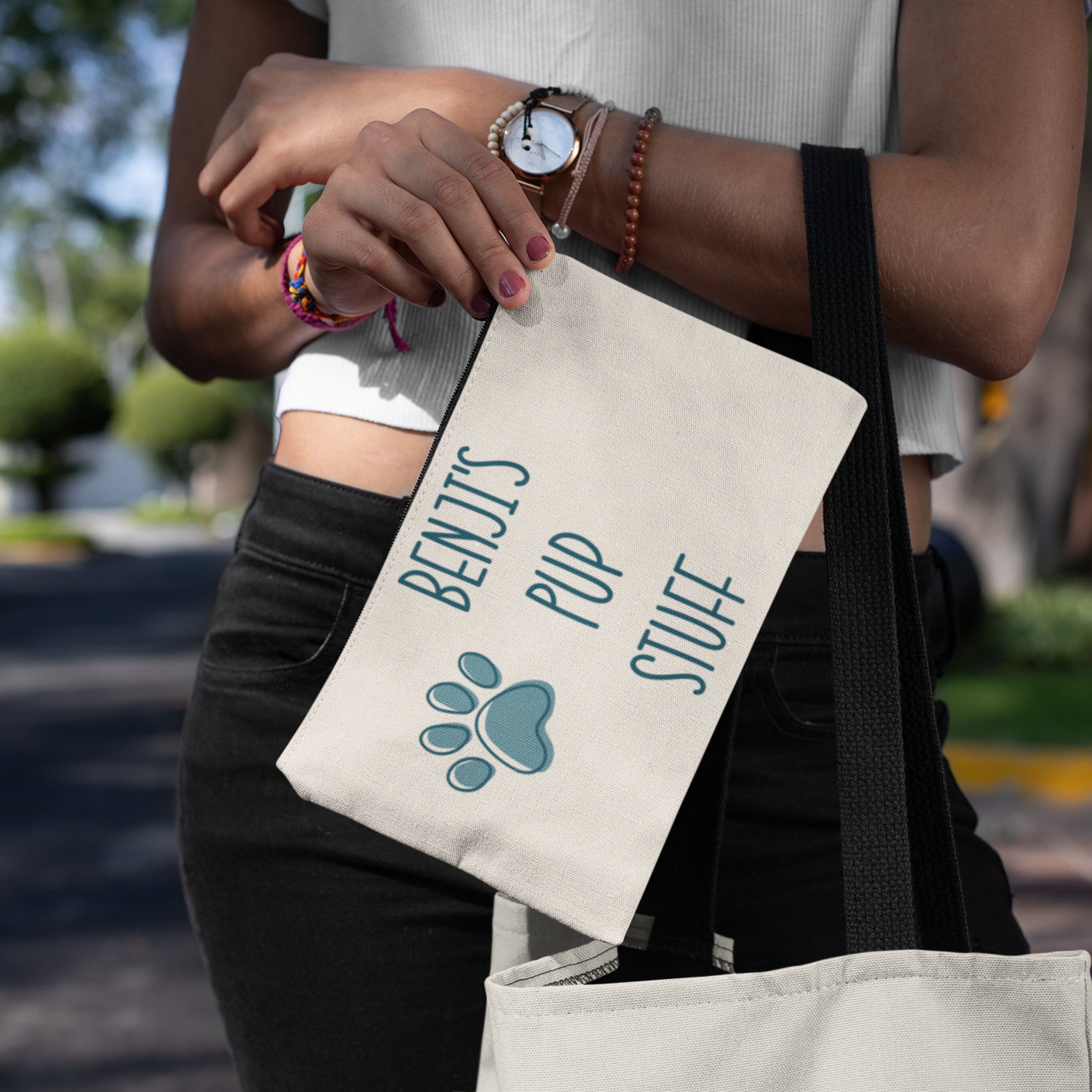 Dog Treat Pouch Dog Travel Bag Cute Pouch Personalized Dog Bag Dog ...