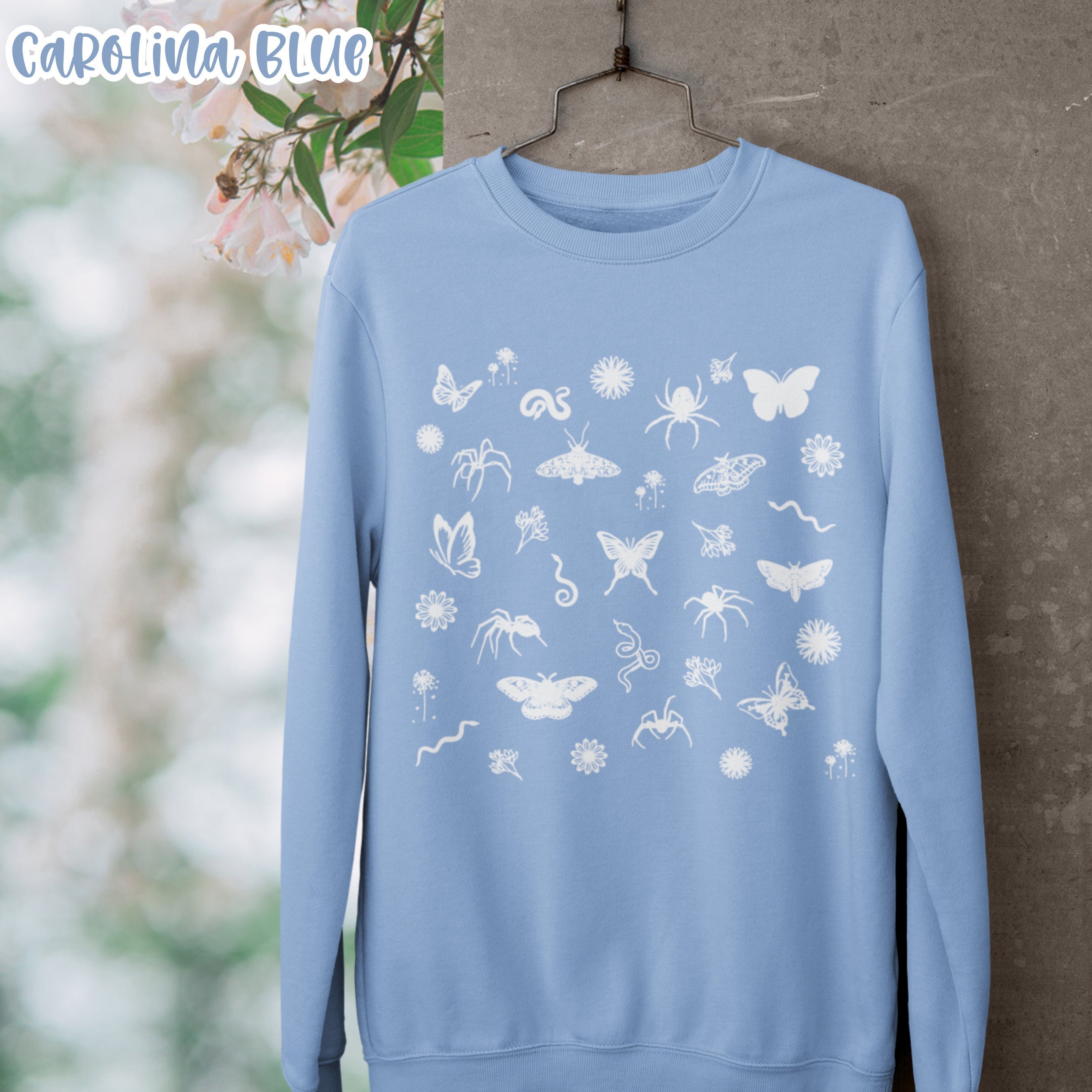 Whimsigoth Goblincore Clothing Goblincore Shirt Butterfly Sweatshirt ...
