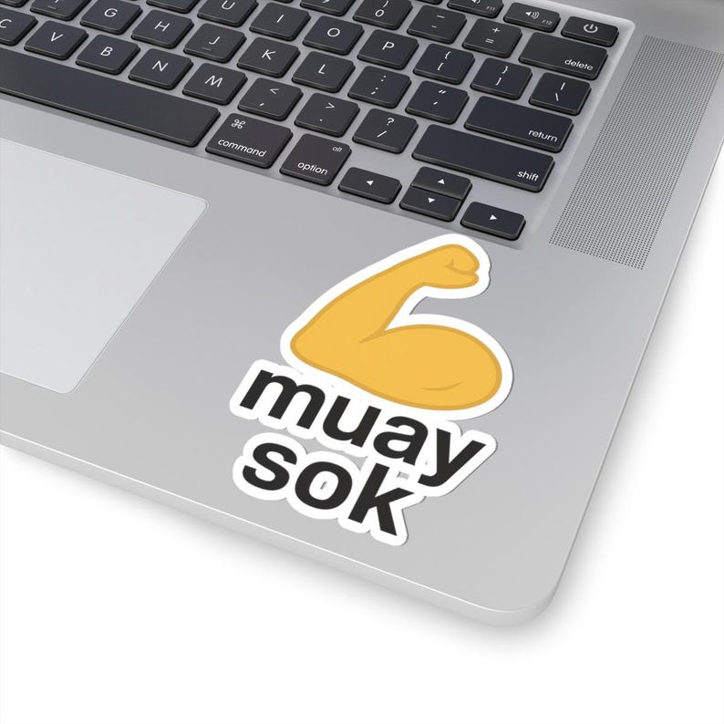 Muay Thai Emoji Elbow Sok Sticker - Etsy