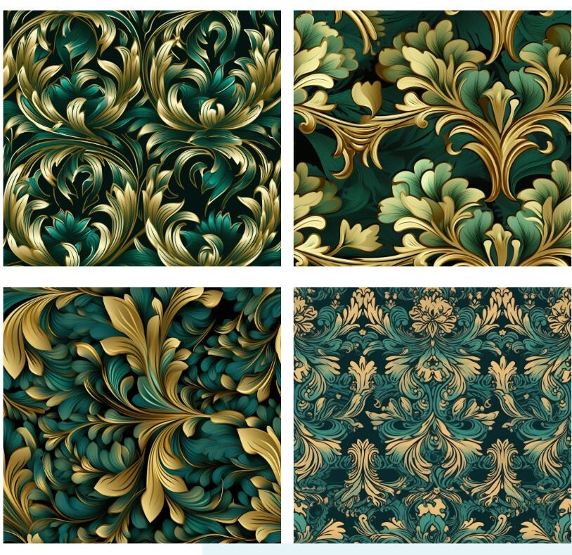 Florentine Paper, Vintage, Aged, Shabby, Digital Paper, Florentine ...