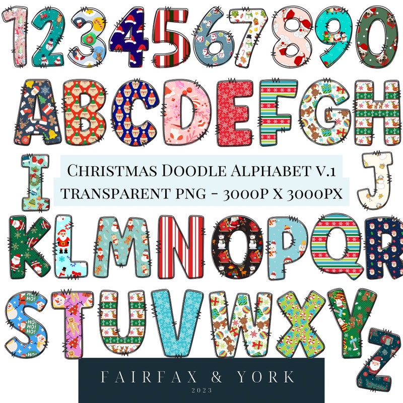 Christmas Doodle - Etsy