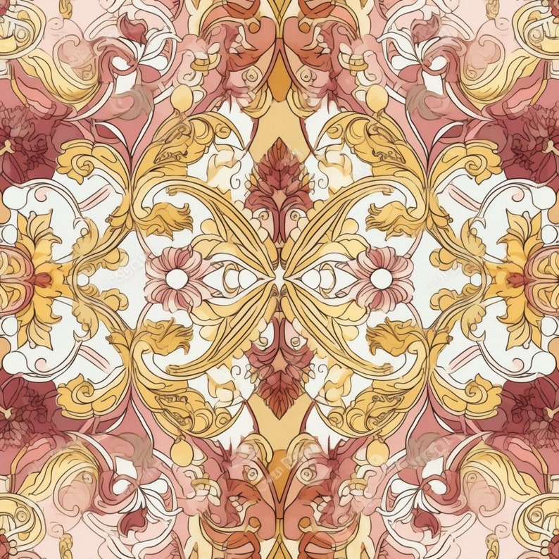 Florentine Paper, Digital Paper, Florentine, Paper Craft, Digital ...