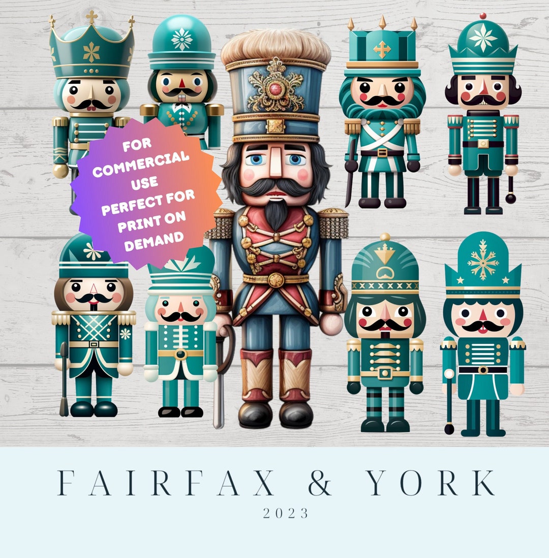 Teal Nutcracker SVG Bundle, Nutcracker Png Bundle, Nutcracker Pdf ...