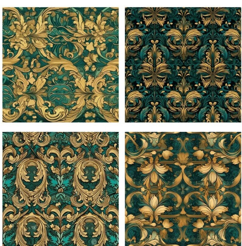 Florentine Paper, Vintage, Aged, Shabby, Digital Paper, Florentine ...