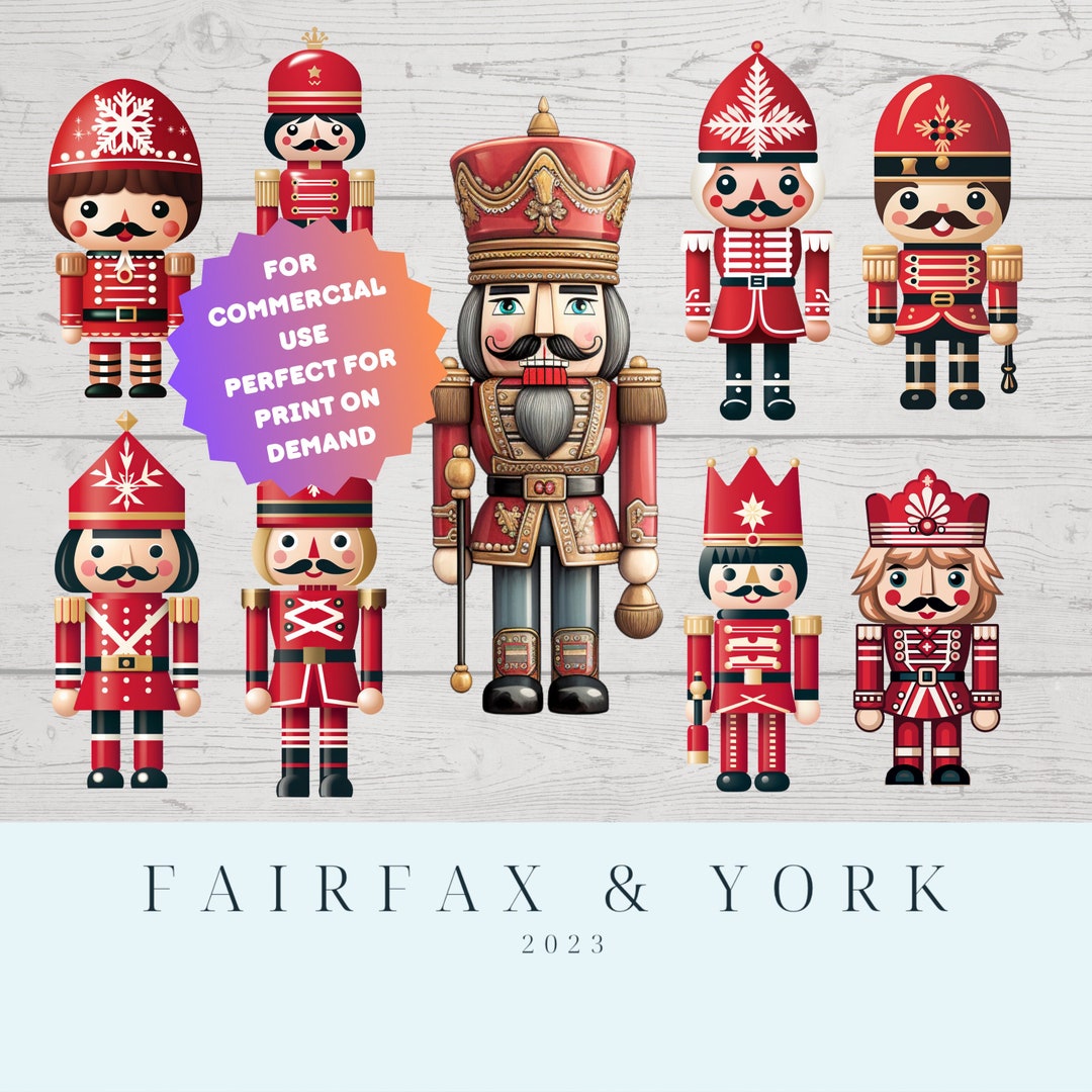 Crimson Nutcracker SVG Bundle, Nutcracker Png Bundle, 9 Nutcrackers ...