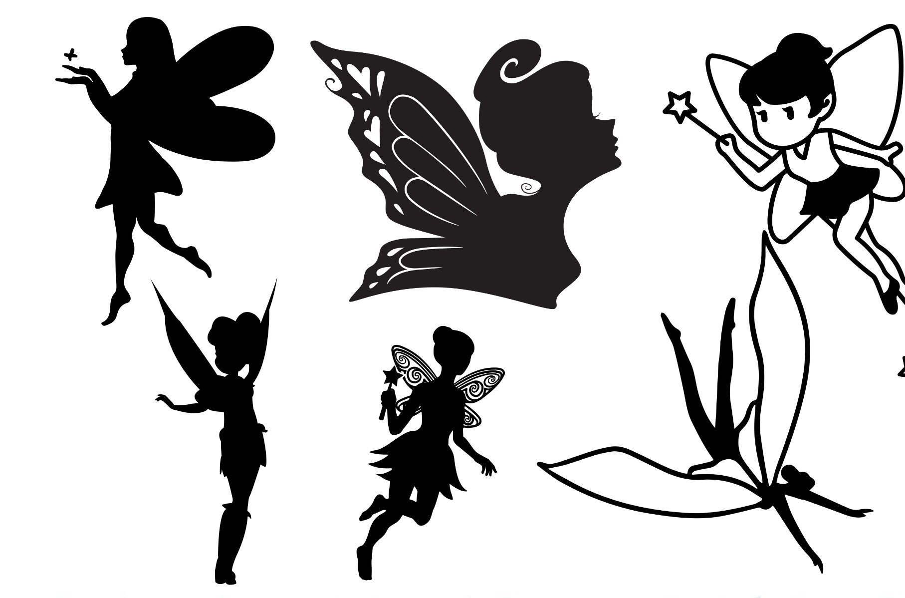 Pixie SVG Bundle Fairy Png Bundle Faerie Pdf Document 28 - Etsy