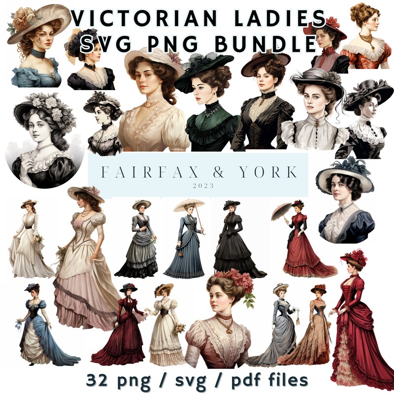 Victorian Ladies - Etsy