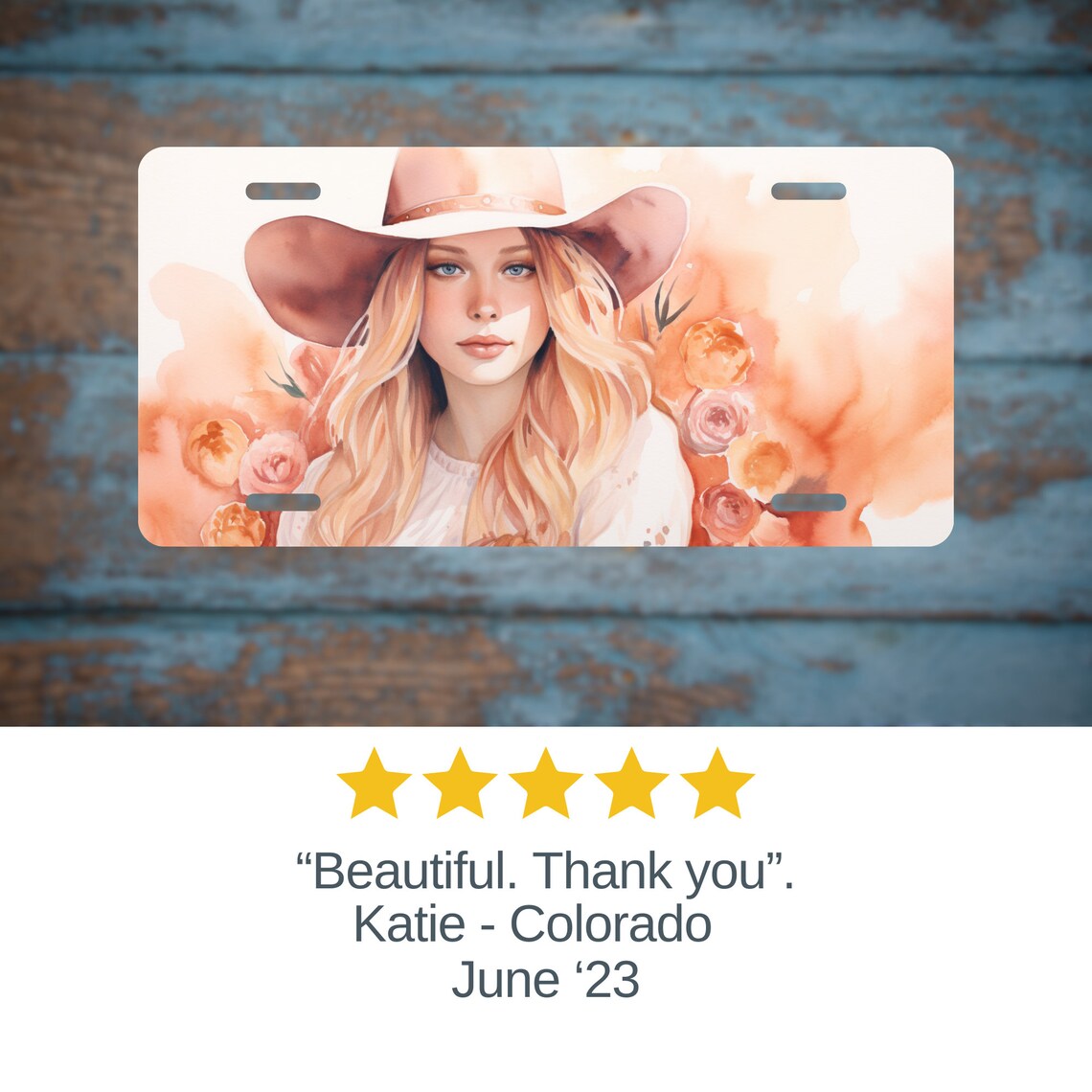 Cowgirl Boho Little Girls, Western Png, Sublimation Png, License Plate ...