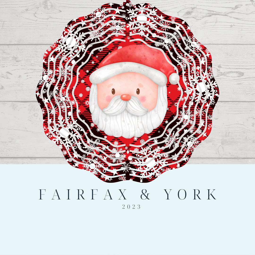 Santa Wind Spinner, Spinner Png, Wind Spinner Design, Christmas PNG ...