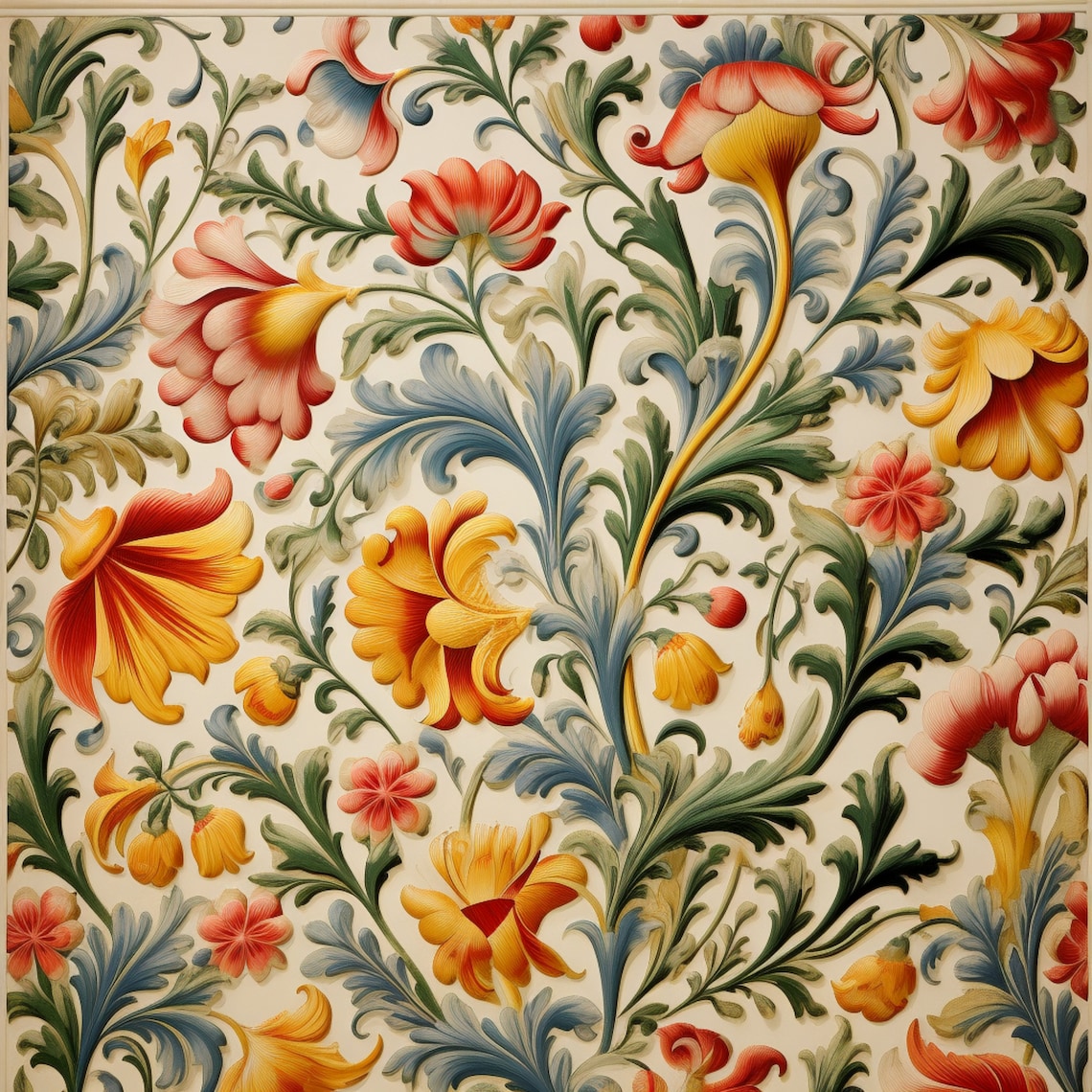 Florentine Paper, Digital Paper, Florentine, Paper Craft, Digital ...