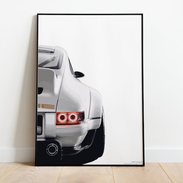 Porsche Singer Art - Etsy