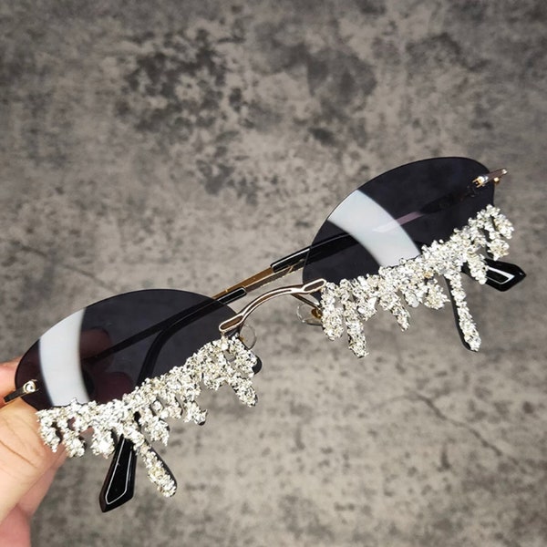 Glitter Glasses - Etsy