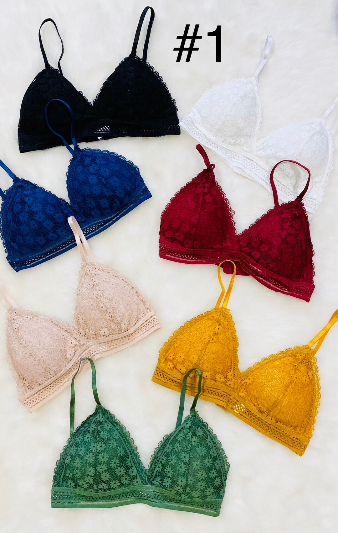 Women Cali Summer Flower Bra, Wrapped Chest Wireless Padded Lace Bra - Etsy