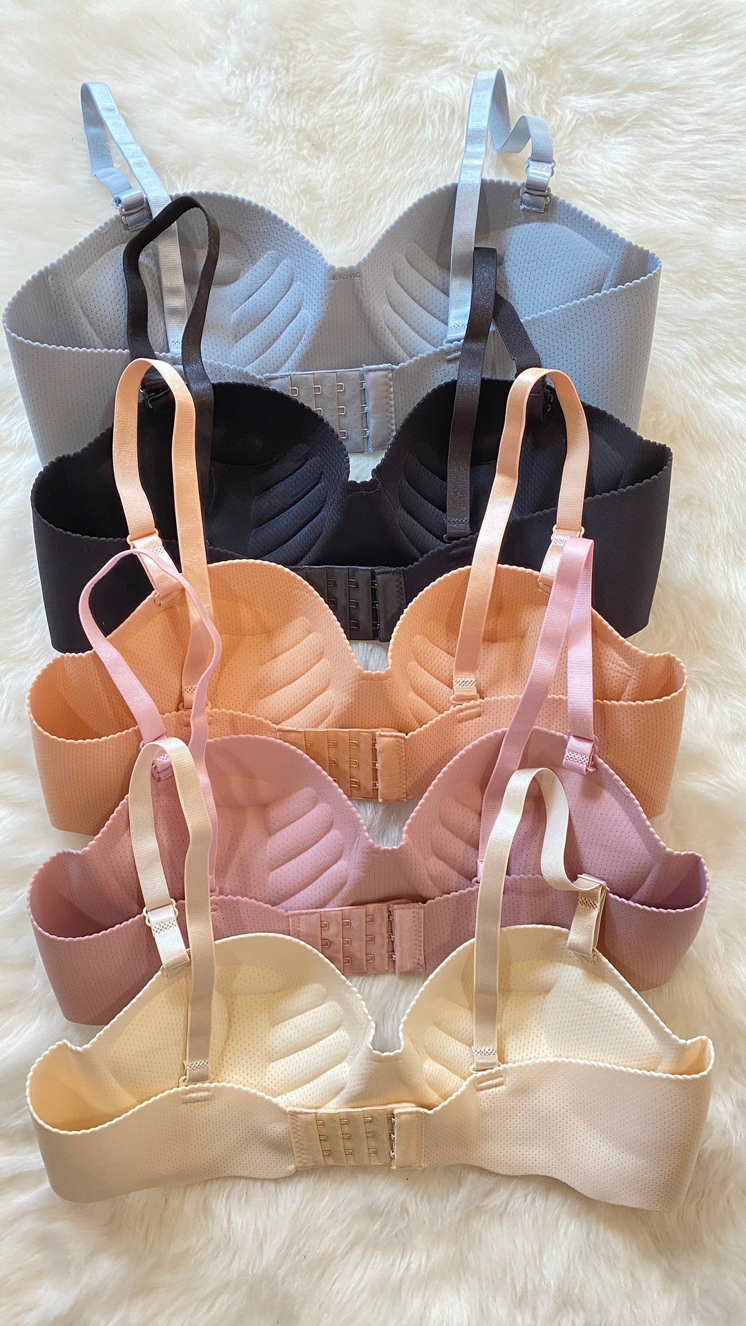 Women Seamless Push up Pastel Wireless Breathable Bra, Great Quality ...