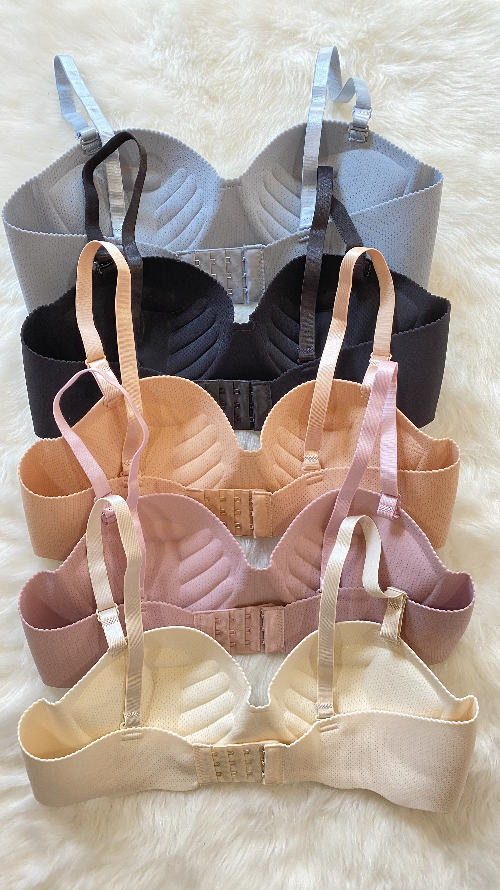 Women Seamless Push up Pastel Wireless Breathable Bra, Great Quality ...