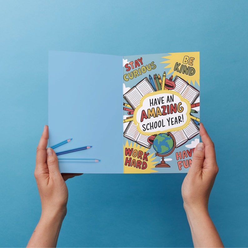 Back to School Card Printable, Teacher Gift Card (digital Download) - Etsy