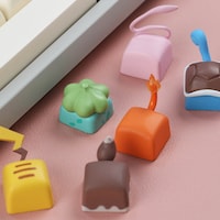 Comic-inspired Sketch Keycaps Set – Hand-drawn Look Mechanical Keyboard ...