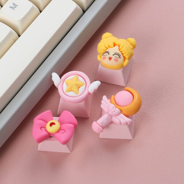 Artisan Keycaps Anime - Etsy UK