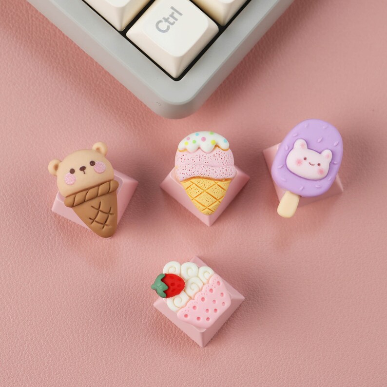 Cartoon Mechanical Keycaps Cartoon Keycaps Great Gift - Etsy