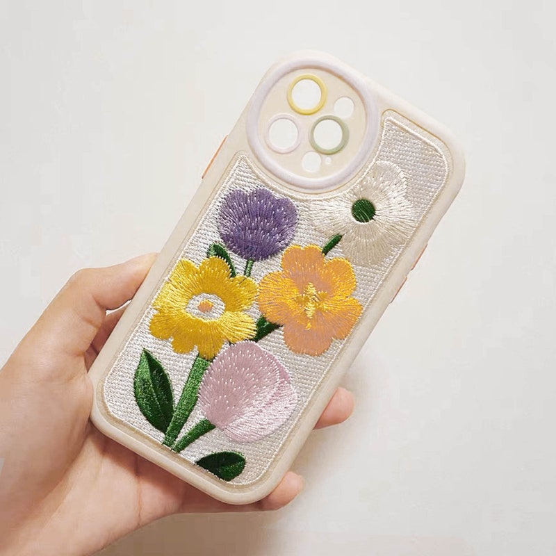 Embroidery Phone Case - Etsy
