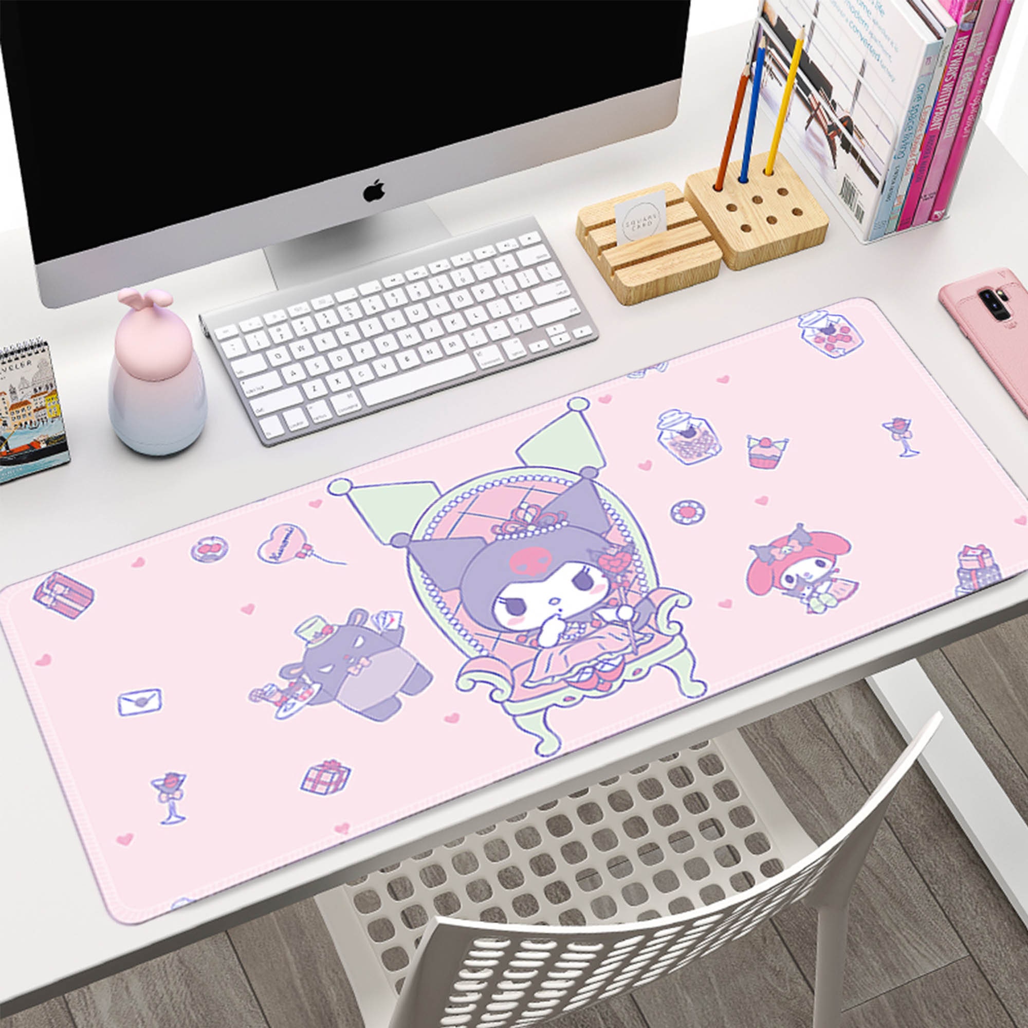 Large Cartoon Table Mat Gaming Mouse Pad Table Mat Kawaii - Etsy