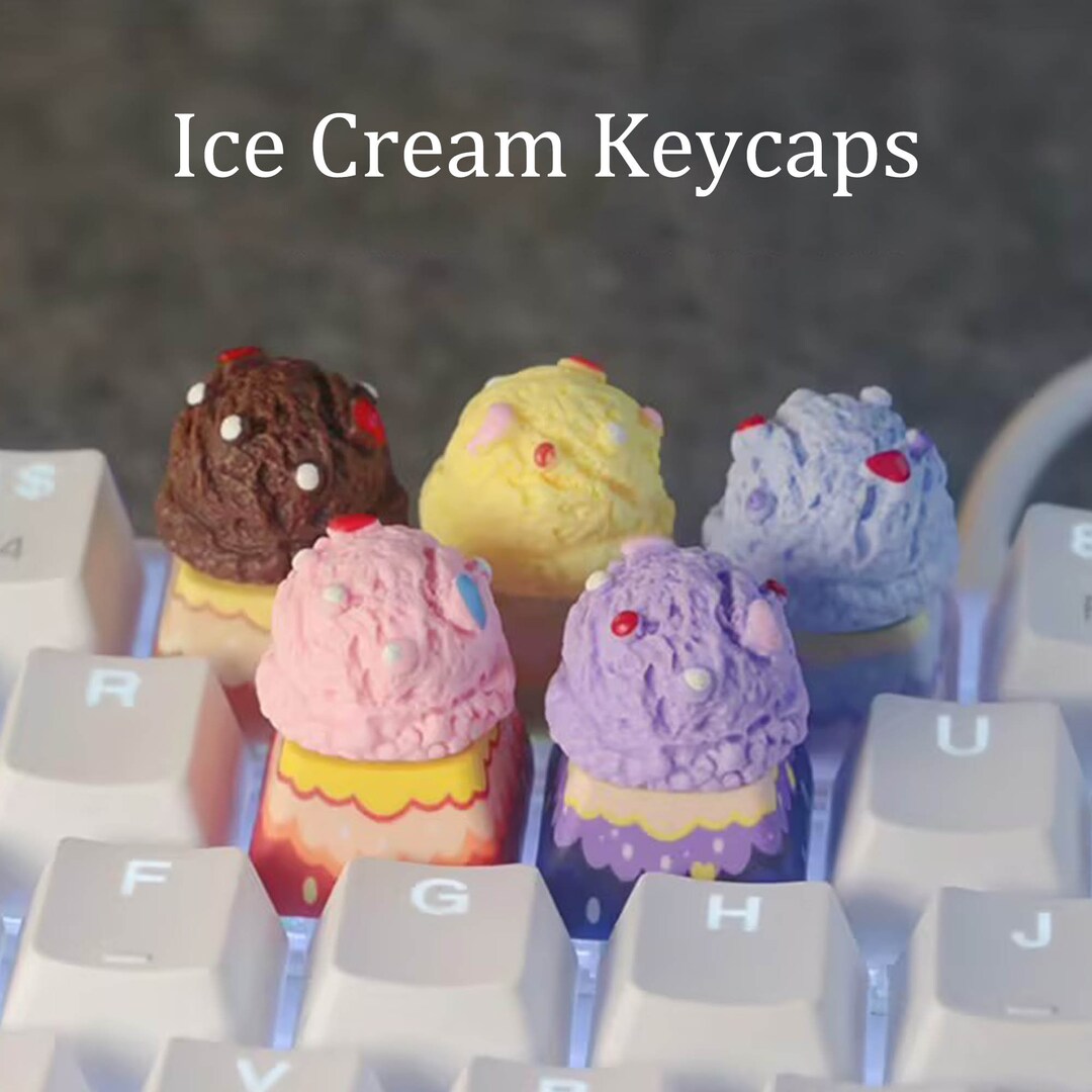 Kawaii Keycaps Keyboard Decor Artisan Keycap Key Cap Set - Etsy