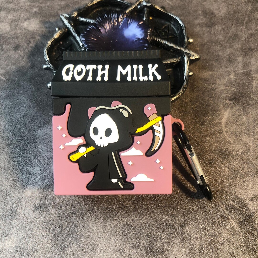 Skull Milk Carton Airpods Case, 3d AirPod Case, Suitable for Airpods 1/ ...