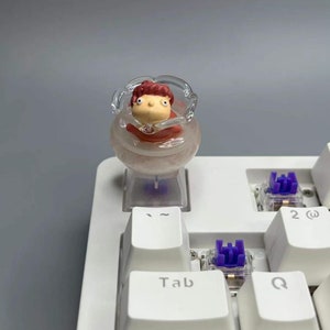 Anime Resin Keycaps, Esc Keycap, Handmade Custom Keycap, Mechanical ...