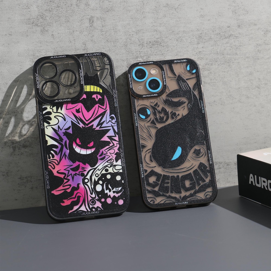 Cute Cartoon Anime Clear iPhone Case, Kawaii Anime Phone Case, Couple ...