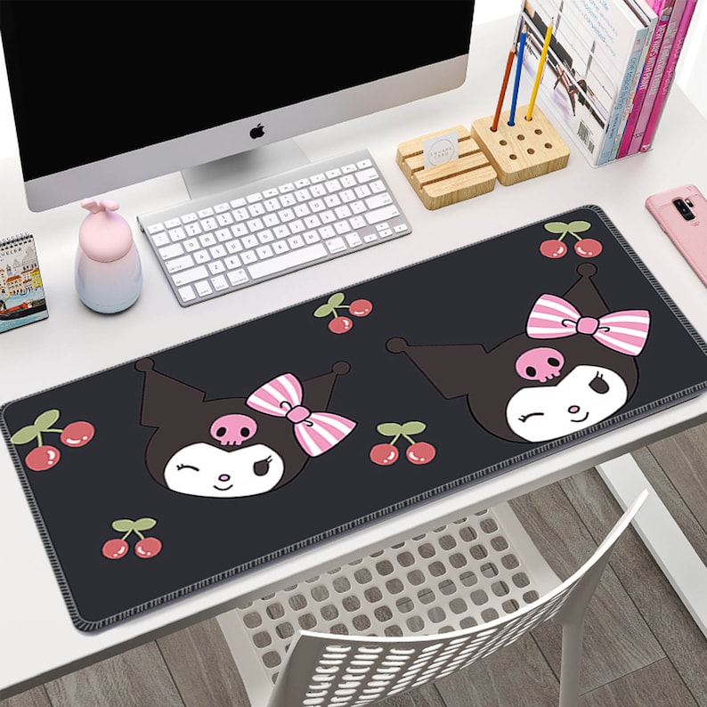 Large Cartoon Table Mat, Gaming Mouse Pad, Table Mat, Kawaii Mouse Pad ...