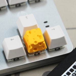Keycap Cheese Block 3d Artisan Key Cap, Cute Anime Keycap, Custom ...