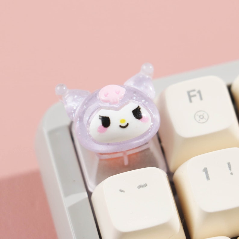Kawaii Transparent Keycap Anime Keycaps Cartoon Keycaps - Etsy Australia
