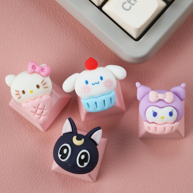 Cartoon Keycaps 3d Keycaps Cartoon Mechanical Keycaps Gamer - Etsy