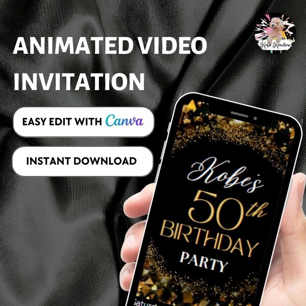 Animated Invitation Cards - Etsy