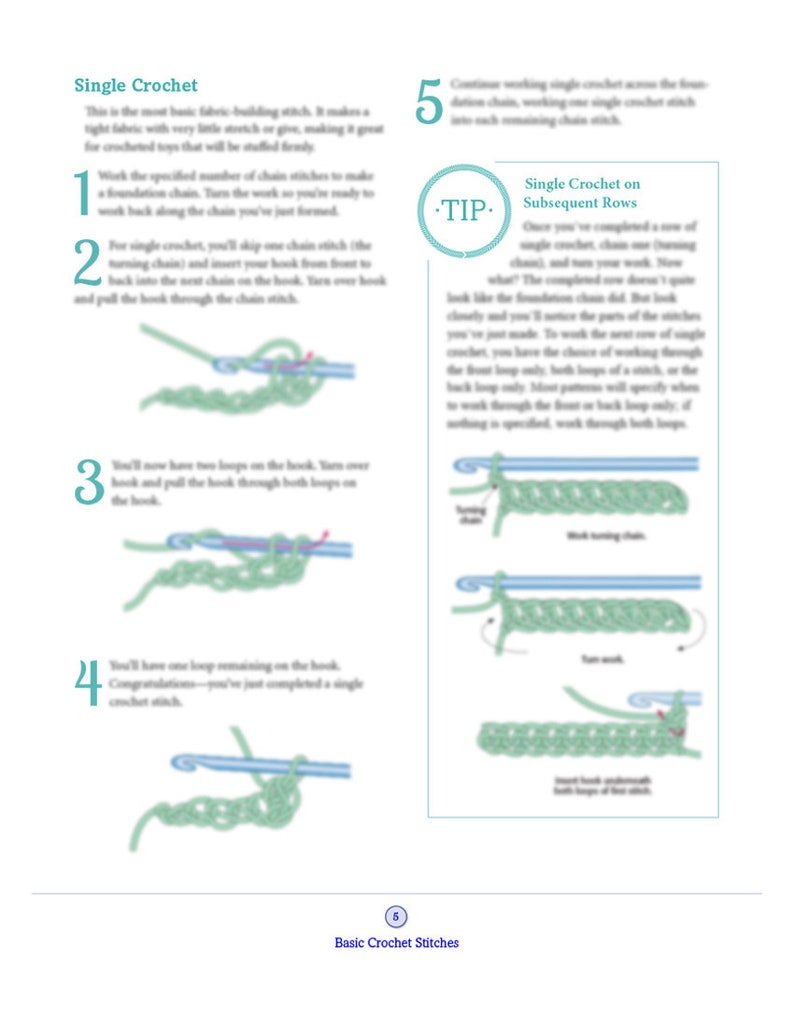 Crochet Patterns Tutorial for Beginners Crochet Pattern Guide for Basic ...