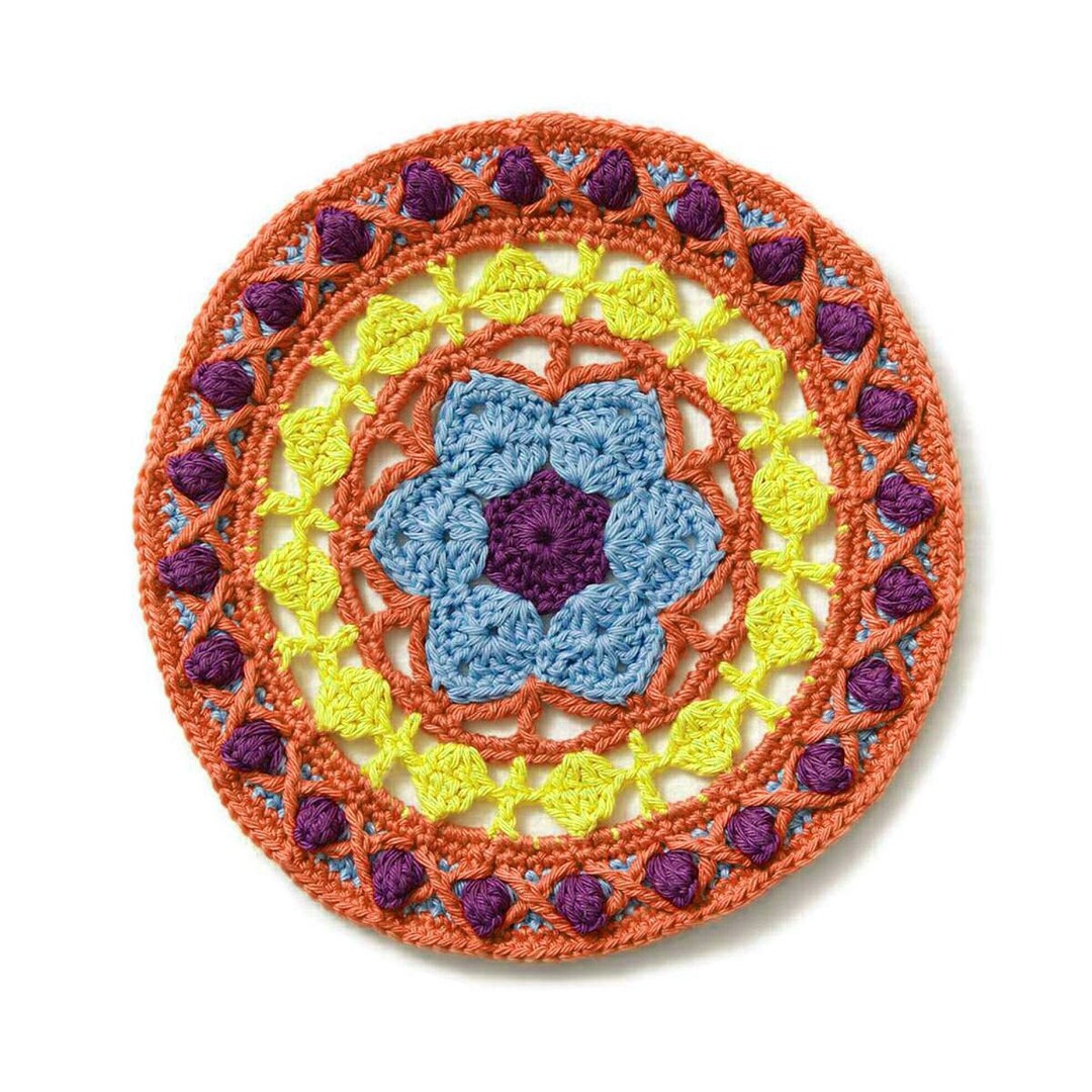Easy Crochet Mandala Pattern Tutorial for Doily & Home Decor, Crochet ...