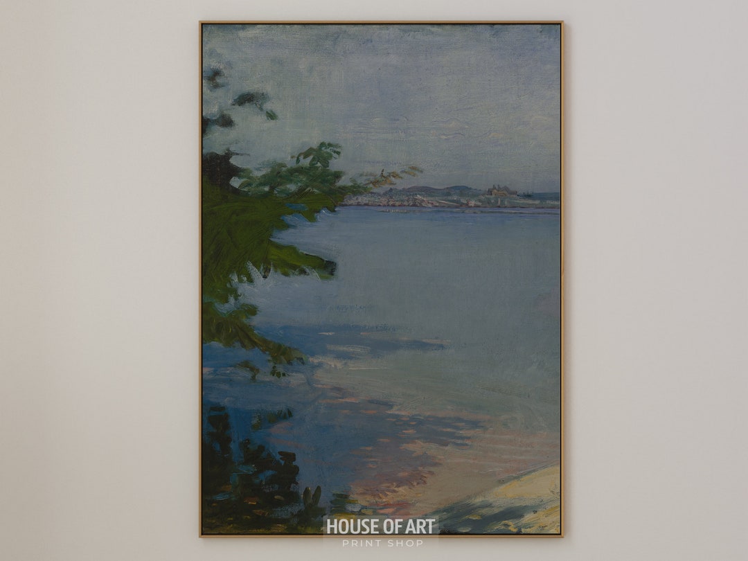 Vintage Sea View PRINTABLE Artwork Serene Seascape Instant Download ...