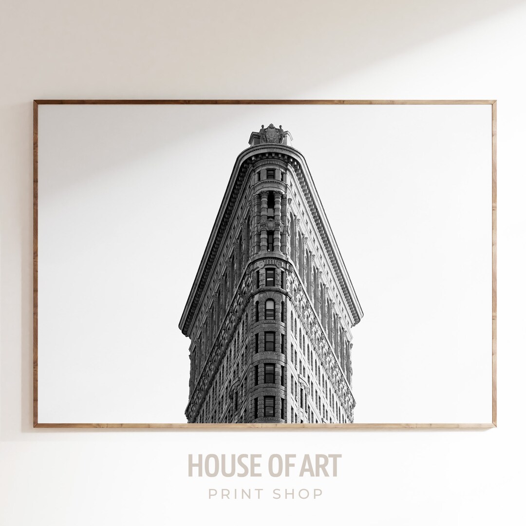 Flatiron Building Art Print, New York City Print, Architecture ...