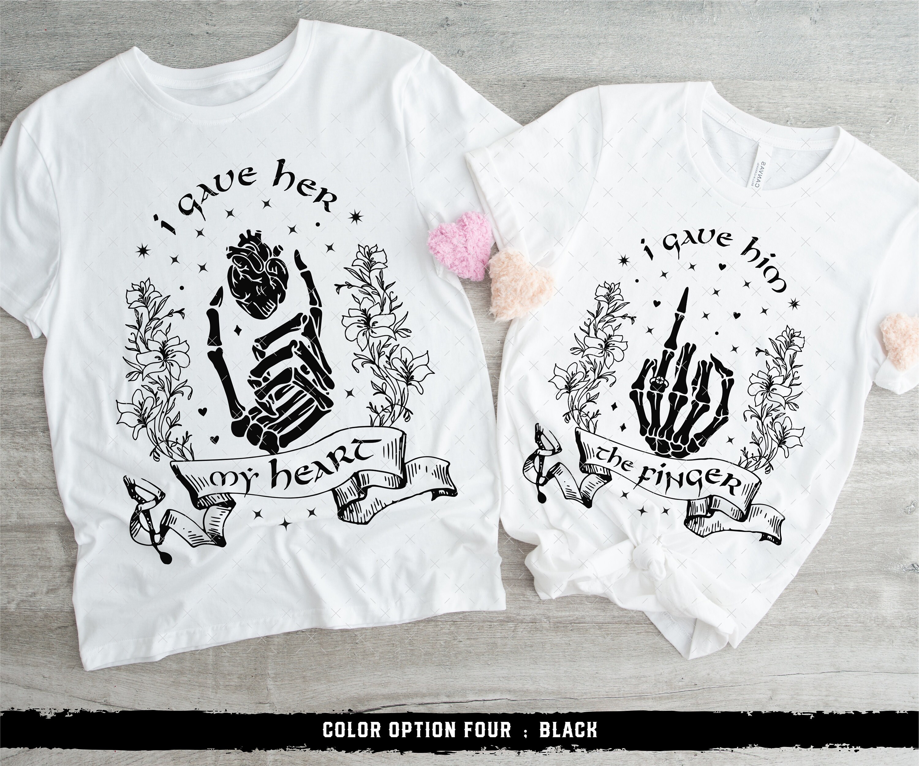 Funny Skeleton Bride Finger Svg, Bride and Groom Matching, Skeleton ...