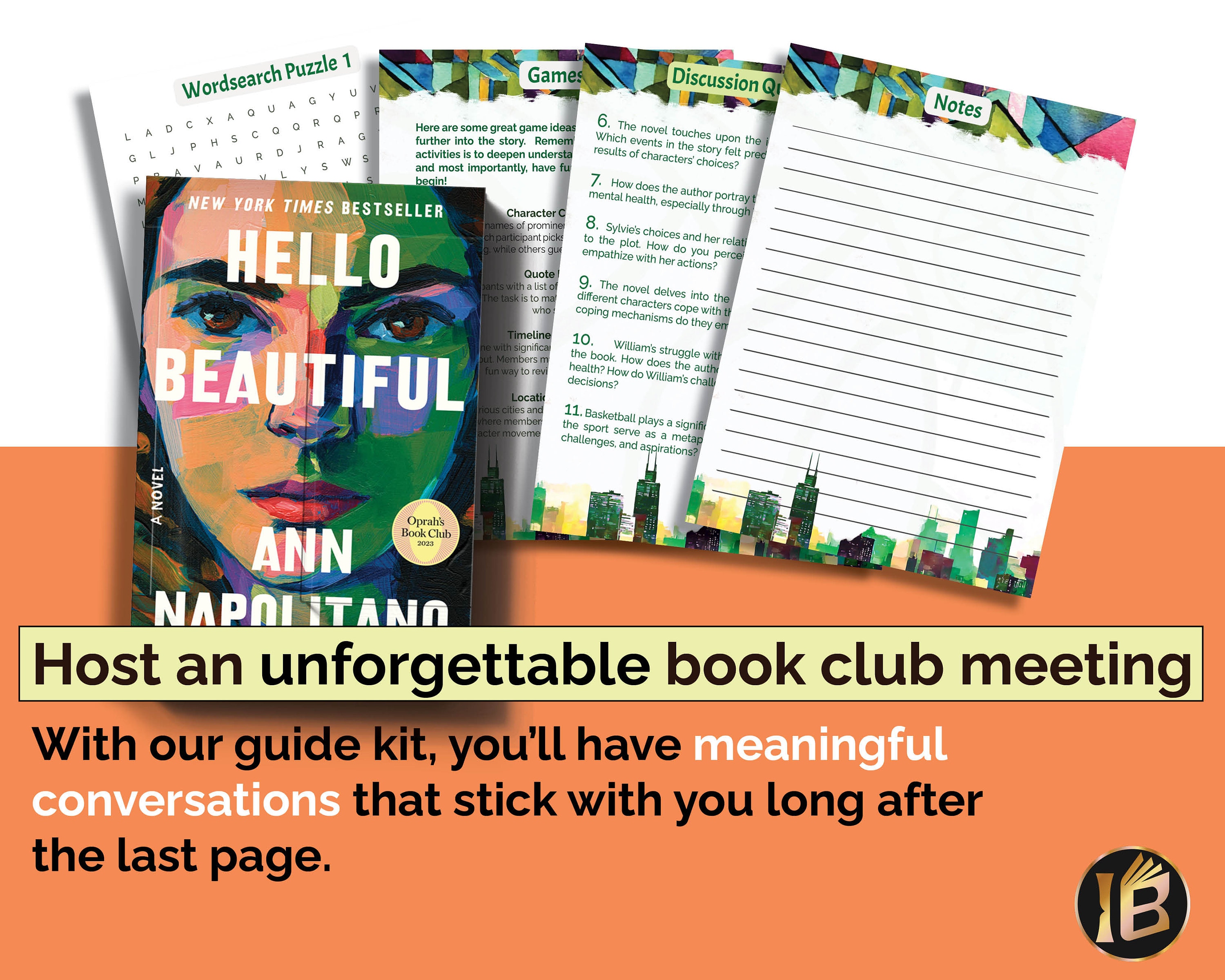 Hello Beautiful Book Club Guide Kit | Discussion Questions | Study ...