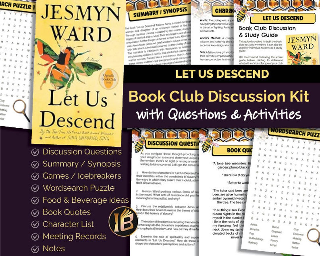 Let Us Descend Book Club Kit: Discussion Guide & Activities (PDF) - Etsy