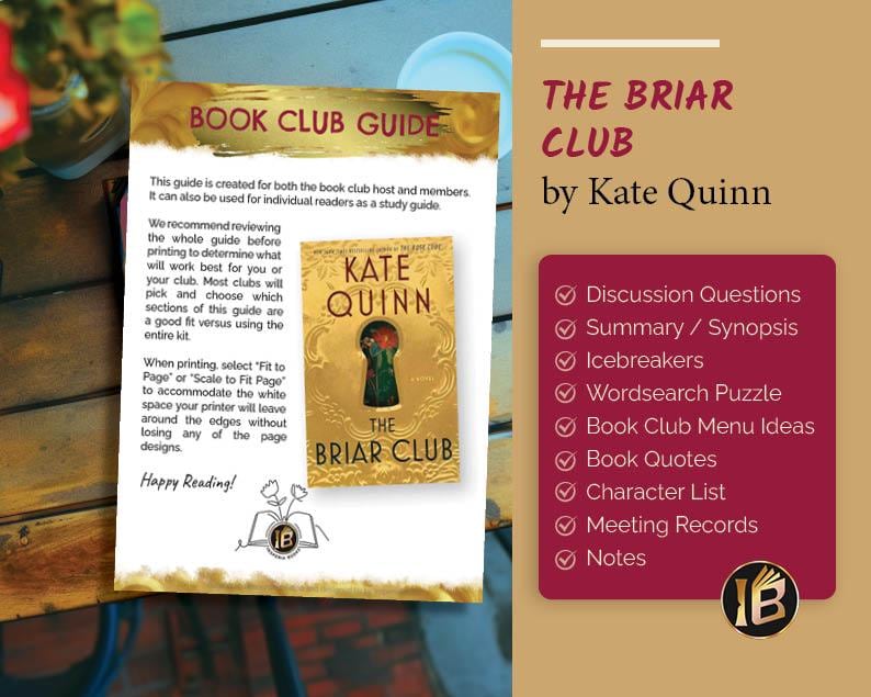 The Briar Club Book Club Guide by Kate Quinn (PDF Download) - Etsy