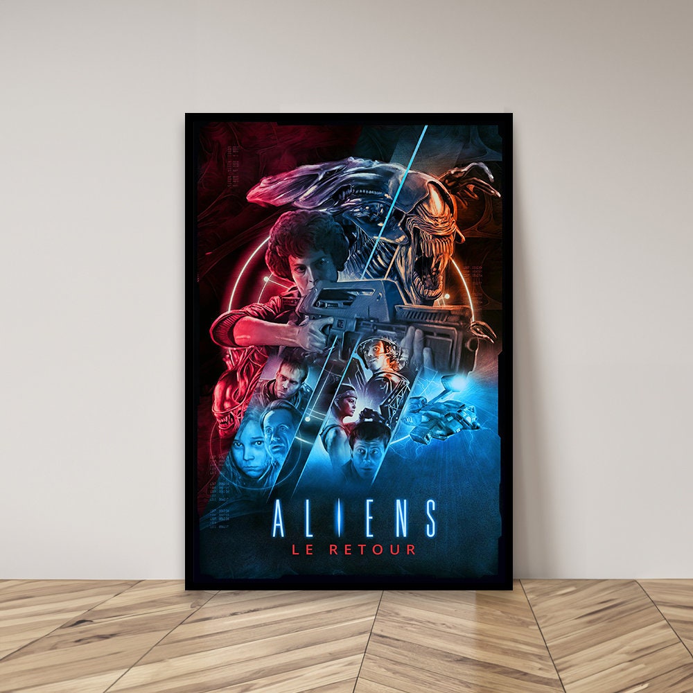 Aliens Movie Poster, Wall Art Film Print, Art Poster for Gift sold by ...