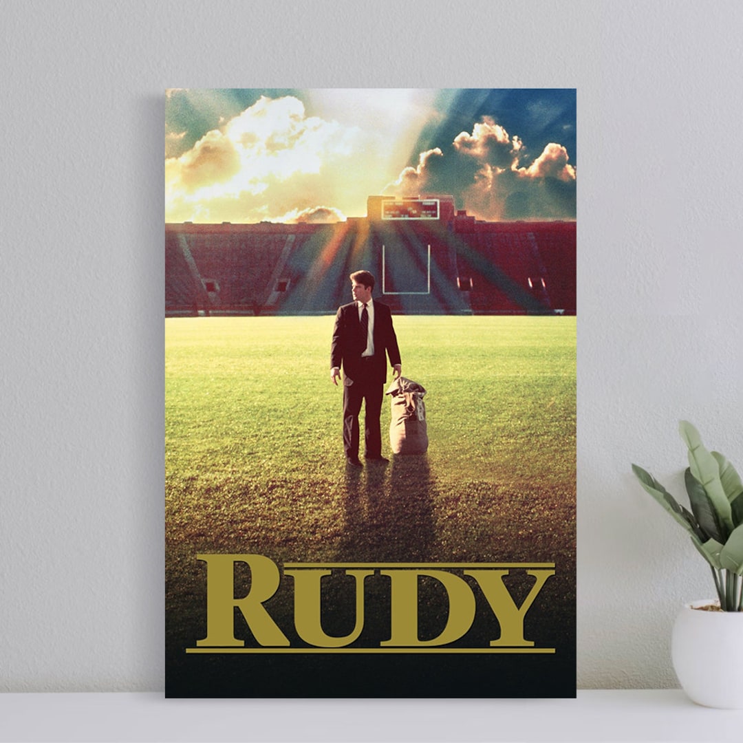 Rudy Movie Poster, Wall Art Film Print, Art Poster for Gift, Halloween ...