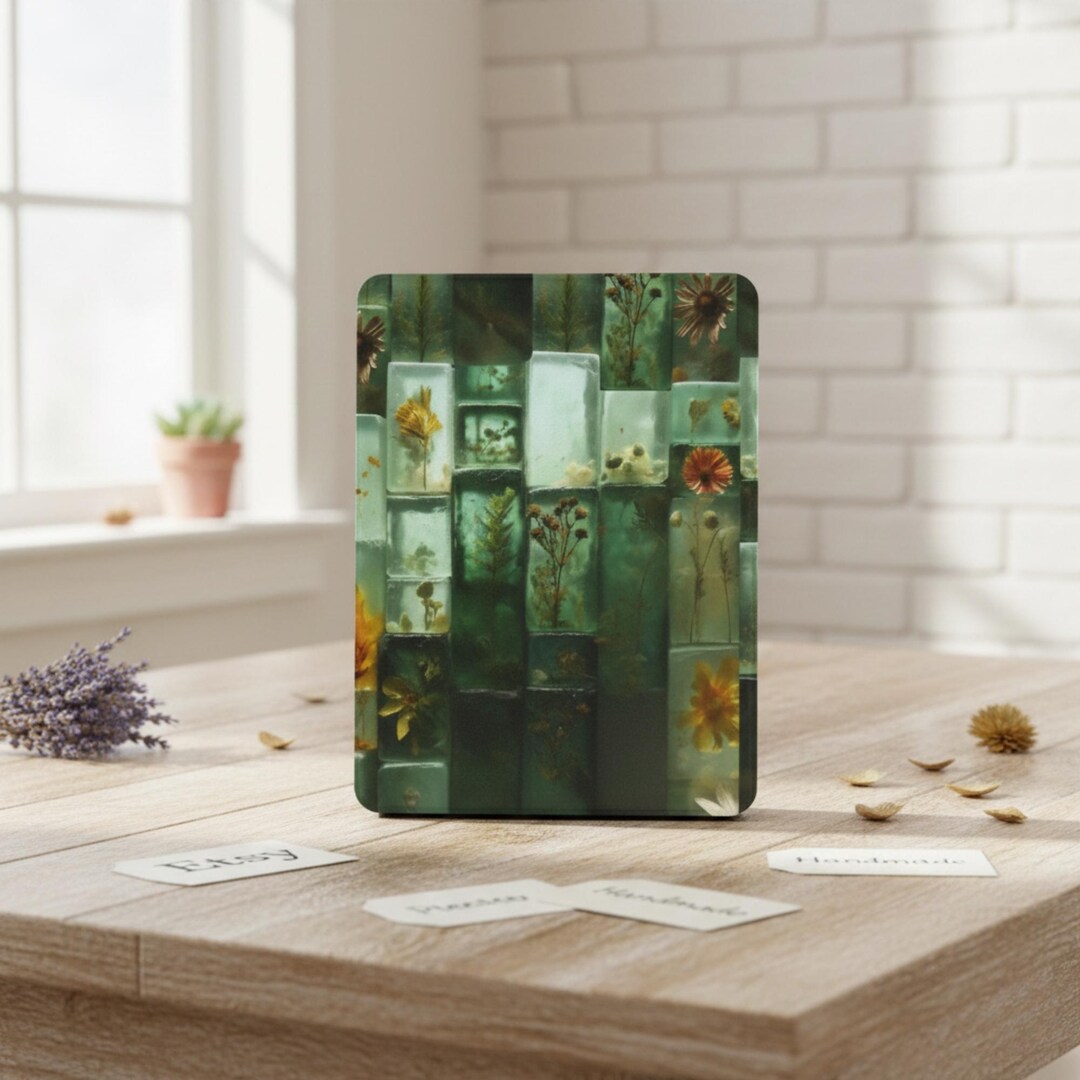 Green Glass iPad Case Mosaic Tile Cover for iPad With Pencil Holder - Etsy